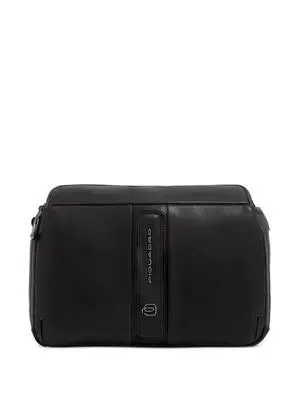 PIQUADRO Logo-plaque Rfid-shielded Ipad® Mini Messenger Bag - Black
