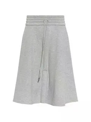 AVAVAV Drawstring Flared Midi Skirt