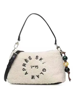 V°73 Embroidered Teddy-effect Tote Bag