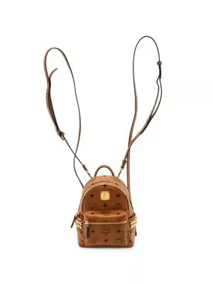 Mcm Stark Bebe Boo Side-stud Backpack - Brown