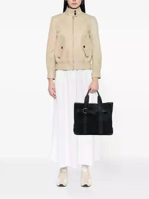 Hermès 2007 Toile And Negonda Ceinture Mm Tote Bag