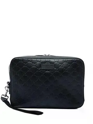Gucci 2016-2026 Guccissima Wristlet Clutch Bag