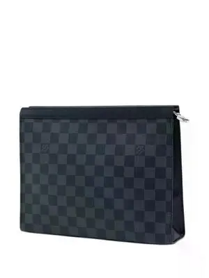 LOUIS VUITTON 2019 Damier Graphite Pochette Voyage Mm Clutch Bag