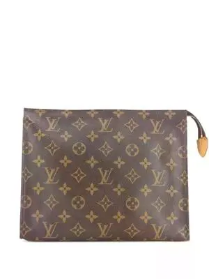 LOUIS VUITTON Toiletry Pouch Monogram Canvas 26 Clutch Bag