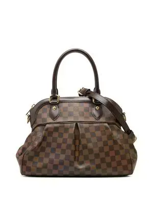 LOUIS VUITTON 2011 Damier Ebene Trevi Pm Satchel - Brown