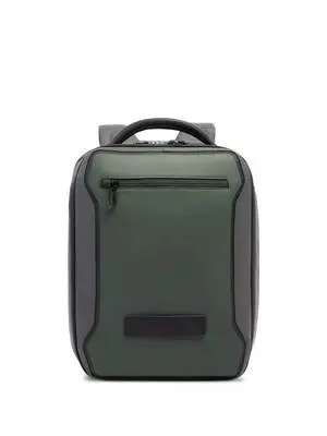 PIQUADRO Logo-patch Expandable Backpack - Green
