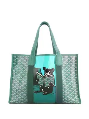 Goyard Villette Printed Coated Canvas Mm Tote Bag - Green