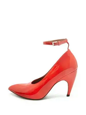 Alaïa Ankle-strap Patent-leather Pumps