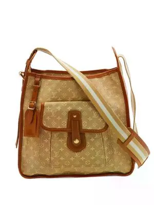 LOUIS VUITTON 2005 Mary Kate Besace Monogram Mini Lin Shoulder Bag - Neutrals