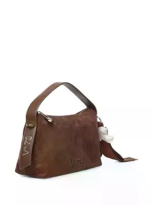 V°73 Danielle Logo-embroidered Fringe-charm Shoulder Bag