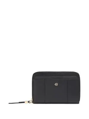 PIQUADRO Logo-plaque Travel Passport Wallet
