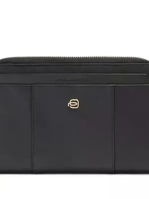 PIQUADRO Logo-plaque Travel Passport Wallet