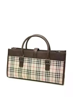 Burberry 2000-2017 House Check Canvas Handbag