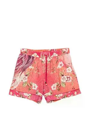 F.R.S FOR RESTLESS SLEEPERS Fil Coupé Swan Shorts - Pink