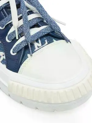 LOUIS VUITTON Squad Monogram Denim Sneakers