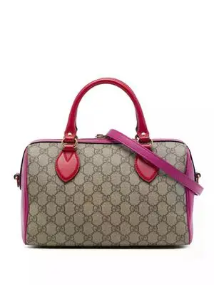 Gucci 2016-2026 Small Gg Supreme Satchel - Red
