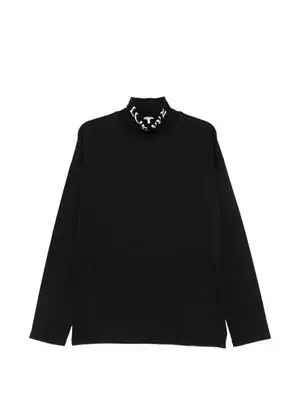 Loewe Mock-neck Sweater - Black