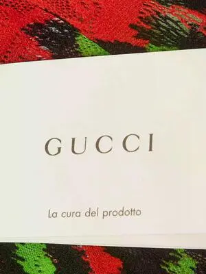 Gucci Blossom Leopard-print Tights