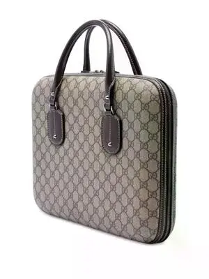 Gucci 2016-2026 Gg Supreme Interlocking G Briefcase Business Bag