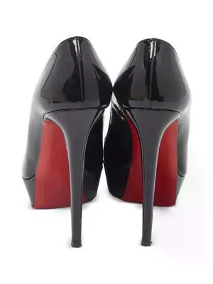 CHRISTIAN LOUBOUTIN Lady Peep Platform Pumps - Black