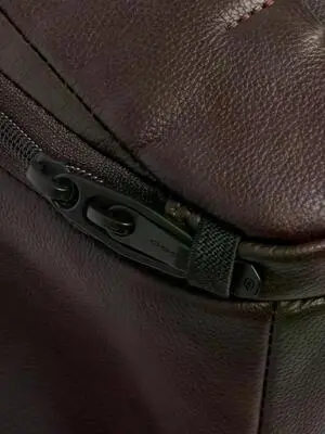 PIQUADRO Grained Leather Backpack