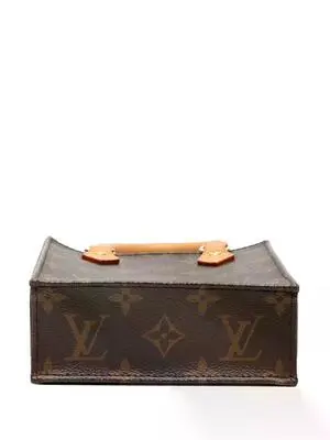 LOUIS VUITTON 2021 Monogram Petit Sac Plat Satchel