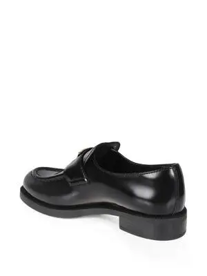 Prada Brushed Leather Loafers