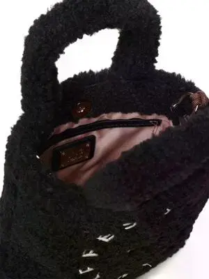 V°73 Teddy-effect Embroidered Tote Bag