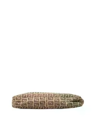 Fendi 2000-2010 Zucchino Canvas Pochette Shoulder Bag