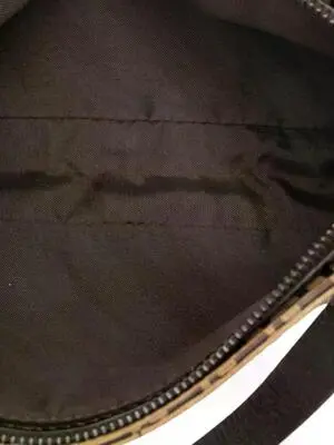 Fendi 2000-2010 Zucchino Canvas Pochette Shoulder Bag