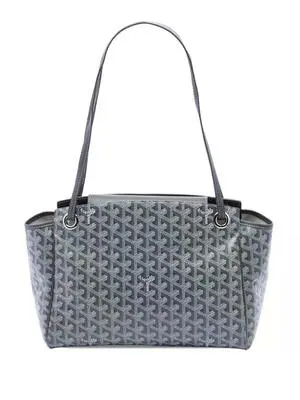 Goyard 2023 Goyardine Rouette Souple Pm Shoulder Bag - Grey