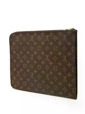 LOUIS VUITTON 1991 Monogram Poche Documents Portfolio 30 Clutch Bag