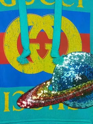 Gucci Sequin-embellished Hoodie