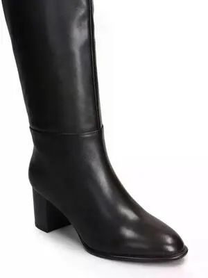 BIBI LOU Biarritz Booties Knee-high Leather Boots - Black