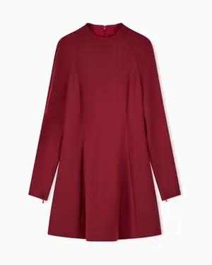 Armani Exchange Regular Fit Dress Medium Weight Fabric - Red