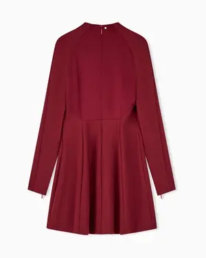 Armani Exchange Regular Fit Dress Medium Weight Fabric - Red