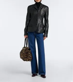 DEMELLIER New York Medium Calf Hair Tote Bag