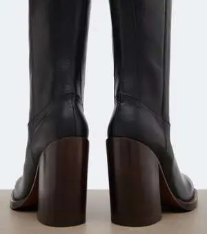 Dries Van Noten Leather Over-the-knee Boots