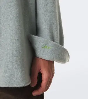 GOD'S TRUE CASHMERE Cashmere Shirt With Emeralds