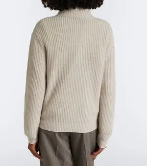 Arch4 Saatchi Cashmere Zip-up Sweater