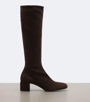 Prada Suede Knee-high Boots