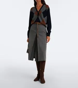 Prada Suede Knee-high Boots
