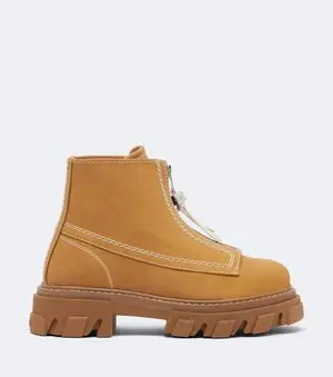 GANNI Coated Ankle Boots