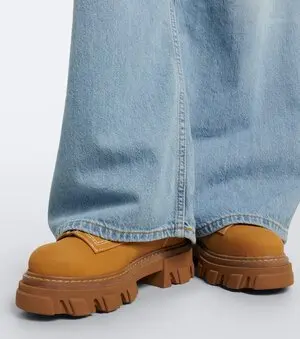 GANNI Coated Ankle Boots
