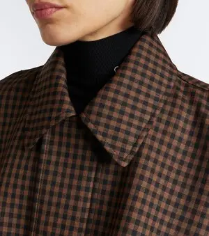 Loewe Checked Wool Blouson Jacket