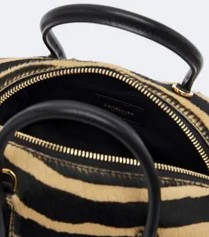 DEMELLIER Stockholm Small Calf Hair Top-handle Bag
