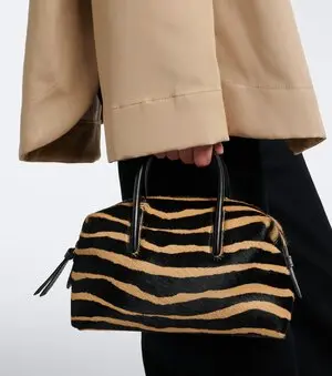 DEMELLIER Stockholm Small Calf Hair Top-handle Bag