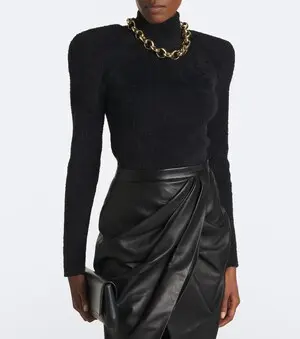 Balmain Knitted Turtleneck Sweater