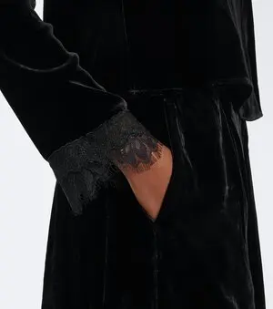 GANNI Lace-trimmed Top