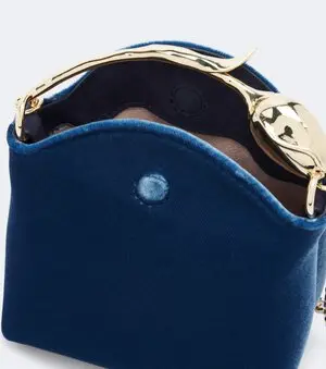 Erdem Bloom Micro Velvet Top-handle Bag